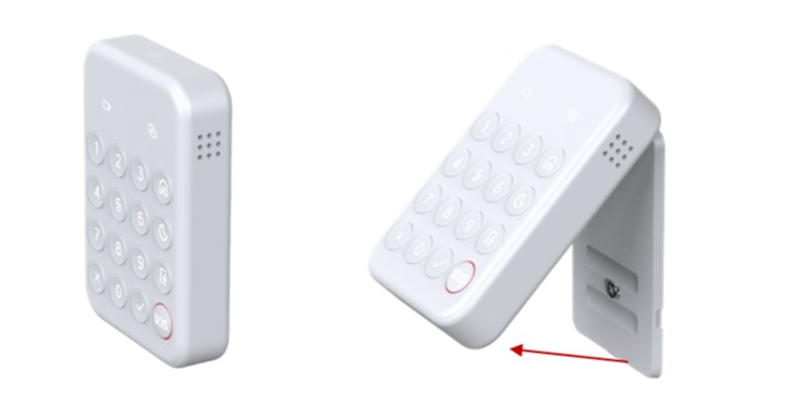 How do I change the Keypad battery?