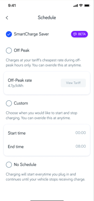 How do I set up Optimised / Scheduled Charging?